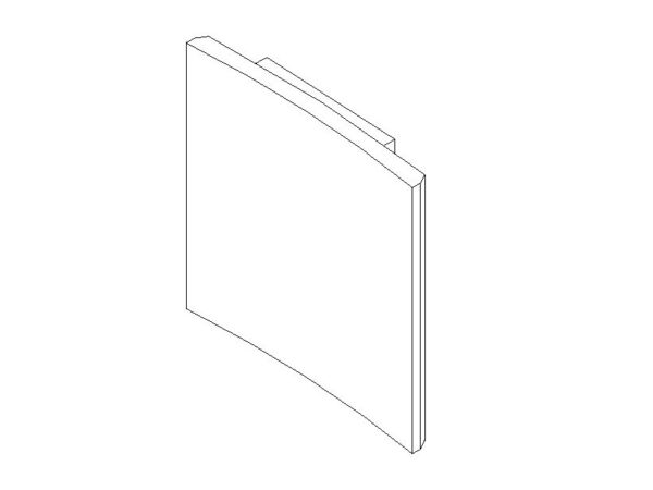Rectangle Cosmetic Mirror Revit Family | BIM Library