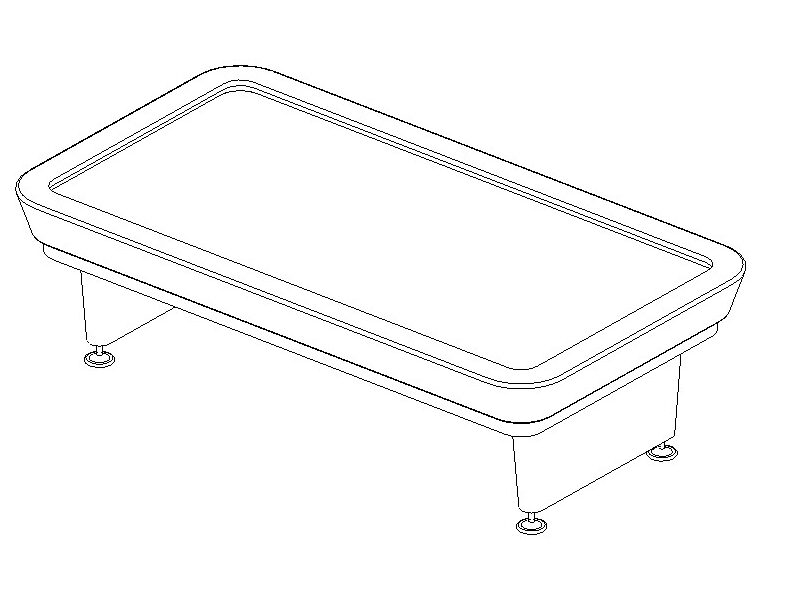 Modern Billiard Table Revit Family | BIM Library